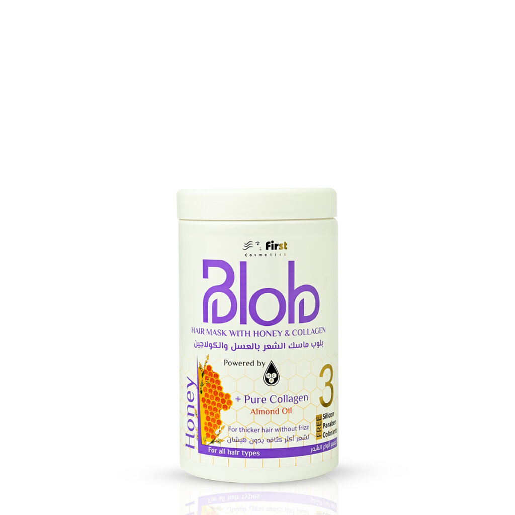 Blob Hair Mask With Honey and Collagen - First Cosmetics